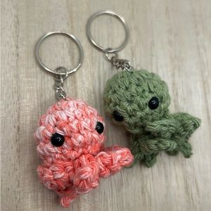 Hand Crafted | Other | Crochet Octopus Keychain Handmade By Me | Poshmark